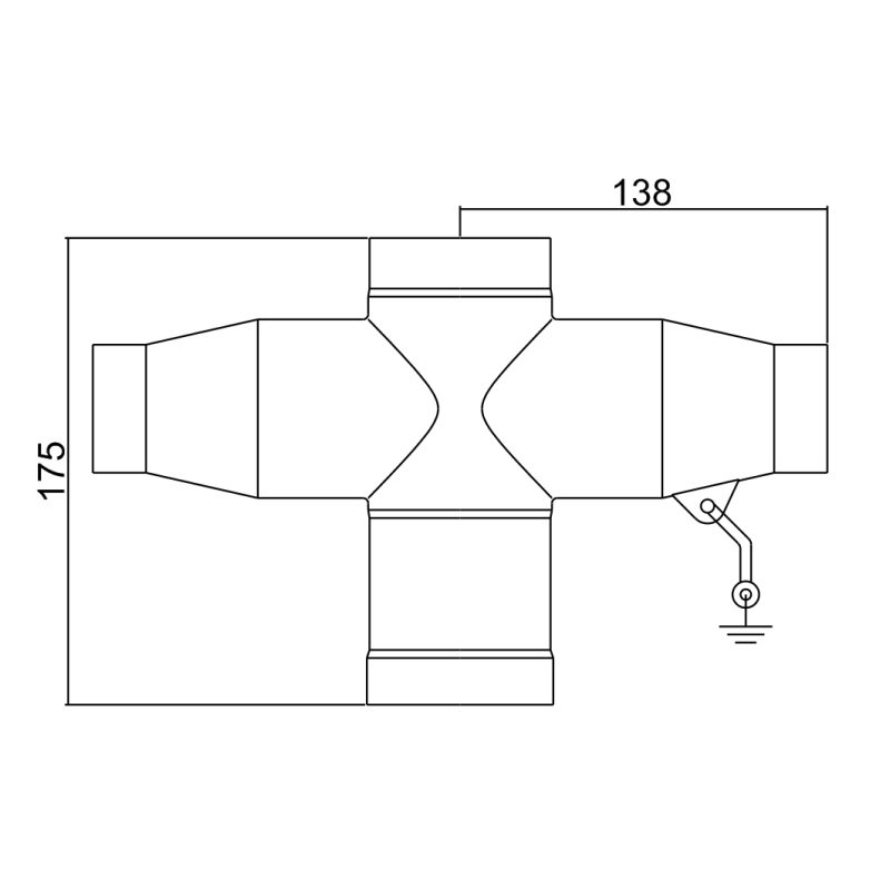 Screened Top Busbar Connector ,15kV Crossing Connector,Lug Type from ...